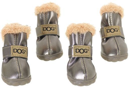 ZOLUX Boty pro psa T3 (5x4cm, horní výška 8cm) stříbrné -4 ks v eshopu ...