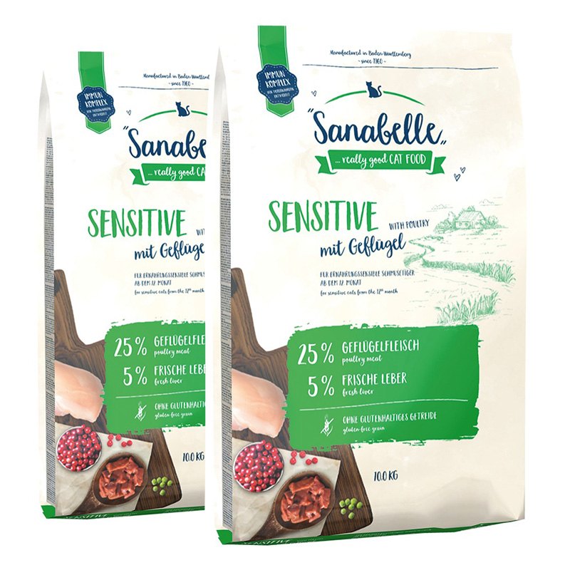BOSCH Sanabelle sensitive drůbež 20 kg (2 x 10 kg) | Fera24.cz