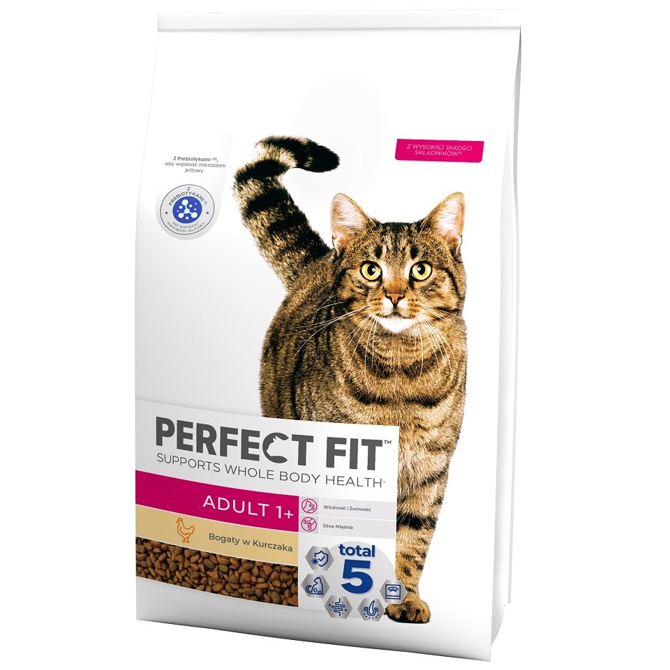 PERFECT FIT Adult 1+ Kompletní suché krmivo pro dospělé kočky bohaté na ...