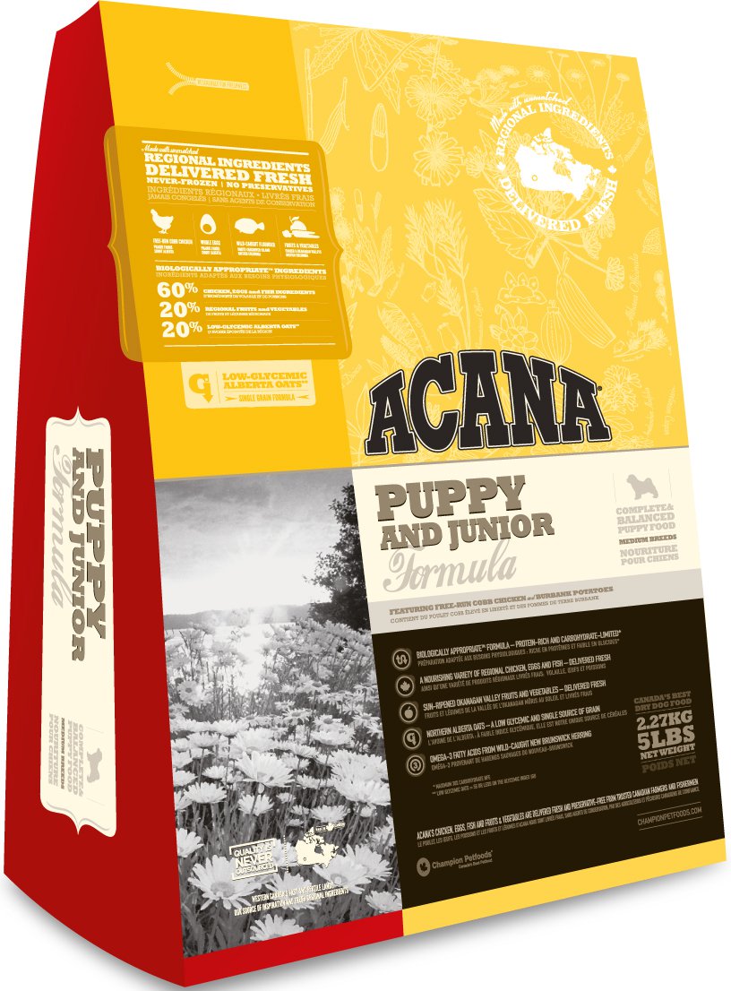 Krmiva pro psy ACANA Puppy & junior dog 13 kg - cena a recenze - ACANA