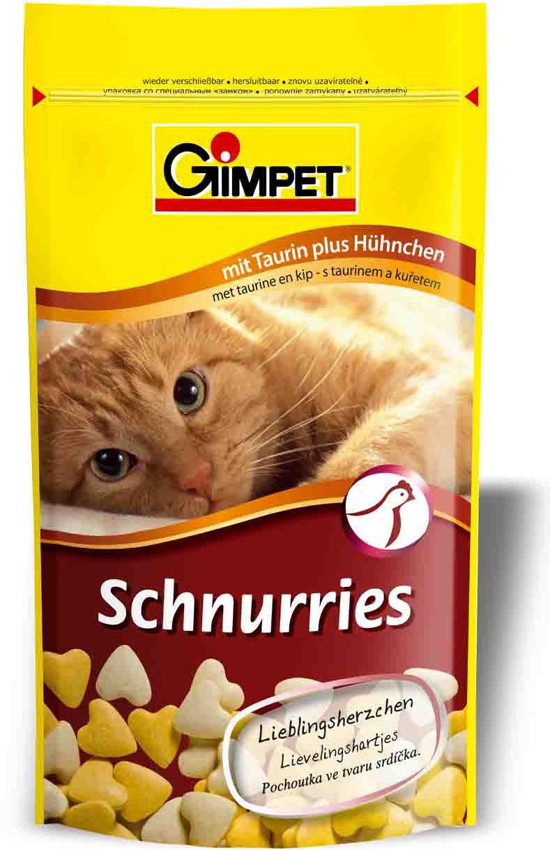 Pamlsky pro kočky GIMBORN Gimpet schnurries taurin+huhn 75 szt. 50 g ...