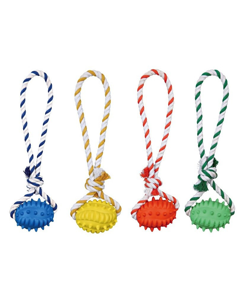 Míče pro psy TRIXIE Rugby míč přetahovadlo 8 cm / 20 cm - cena a ...